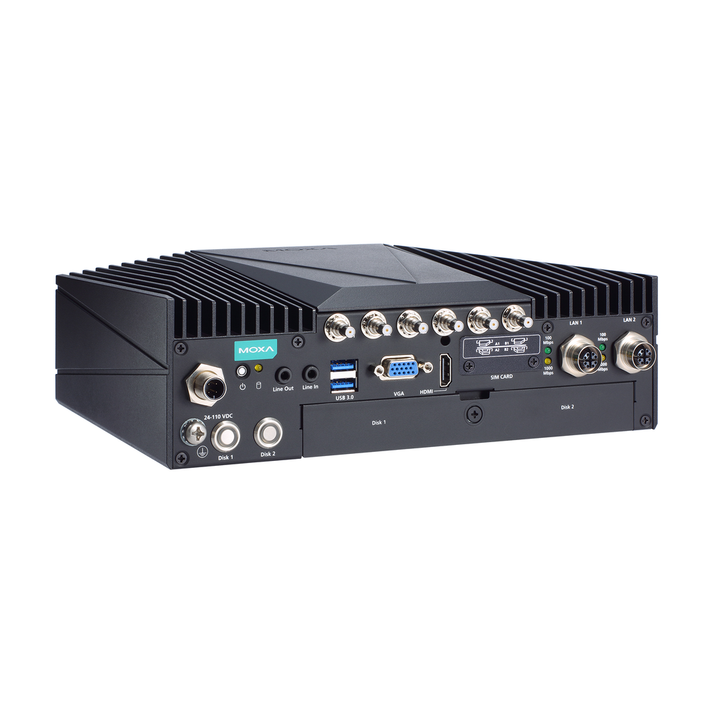 Moxa V2406C-WL3-T x86 computer, i3-8145UE - Webshop Hatteland ...