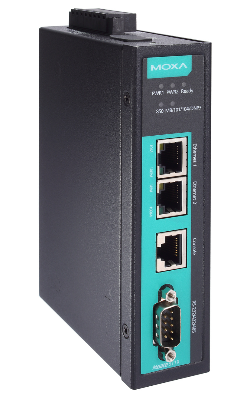 Moxa MGate 5119-T 1-port DNP3/IEC 101/IEC 104/Modbus-to-IE - Webshop ...