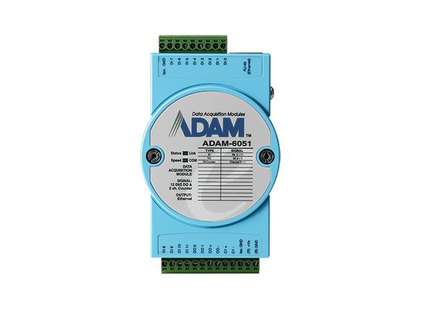 ADAM-6051-D 14-ch Isolated Digital I/O Modbus TCP module with 2-ch ...