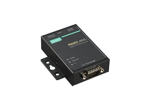 Moxa MGate MB3180 1 port standard Modbus Gateway - Webshop Hatteland ...