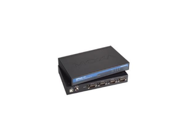 Moxa Uport 1410 USB to 4-port RS-232 Serial Hub - Webshop Hatteland ...