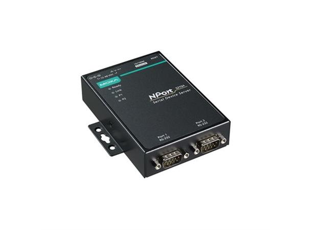Moxa NPort 5210A 2-port RS-232 Serial-to-Ethernet - Webshop Hatteland Technology - Sweden