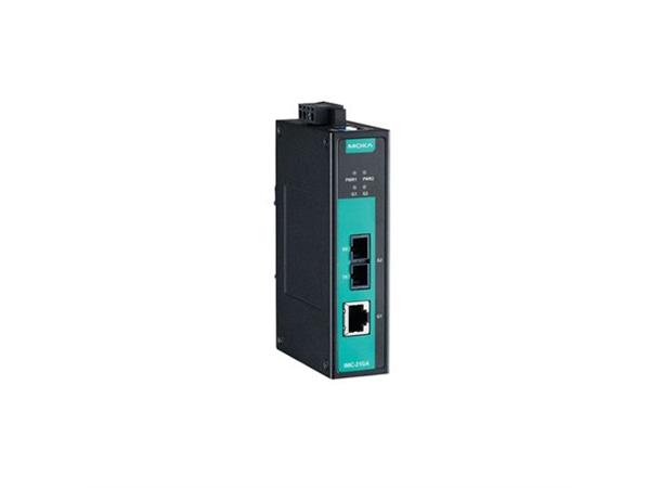 Moxa IMC-21GA-SX-SC Industrial Gigabit Ethernet-to-fiber - Webshop Hatteland Technology - Sweden