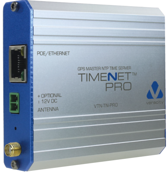 Veracity TIMENET Pro VTN-TN-PRO, PoE NTP Master Time Server - Webshop ...